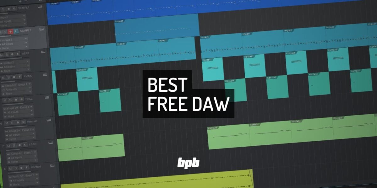 19 Best Free DAWs (2024 Update) - Bedroom Producers Blog