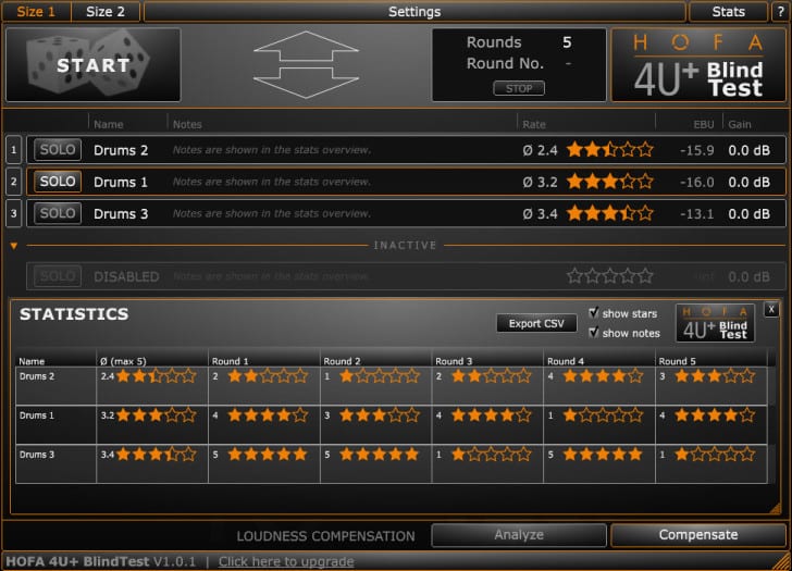 HOFA 4U+ BlindTest - Free A/B Track Comparison VST Plugin!