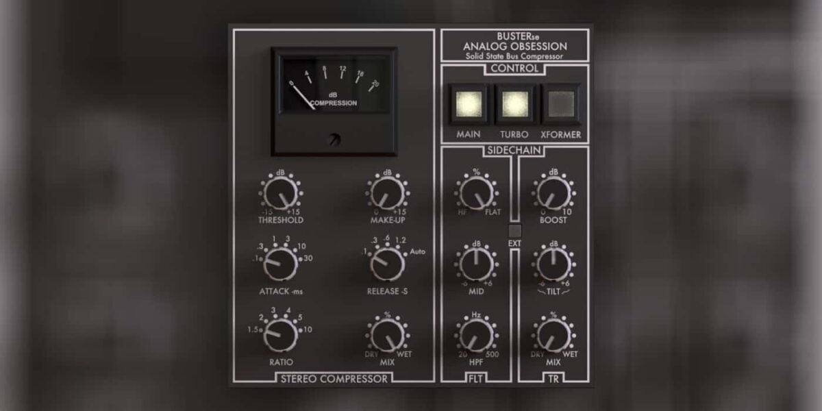 Analog Obsession Releases Free BUSTERse Compressor Plugin - Bedroom Producers Blog
