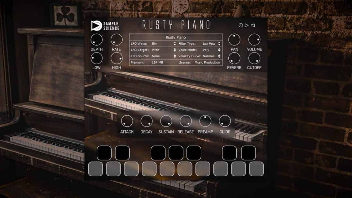 SampleScience Releases FREE Rusty Piano Virtual Instrument - Bedroom ...