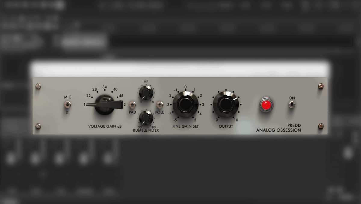 PREDD Is A FREE Vintage Mic Preamp Plugin By Analog Obsession - Bedroom Producers Blog