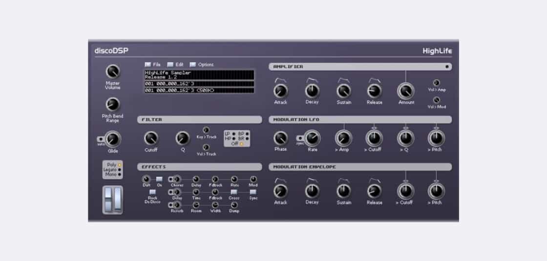 discoDSP Highlife Sampler Is Now FREE (Again) For Non-Commercial Use ...
