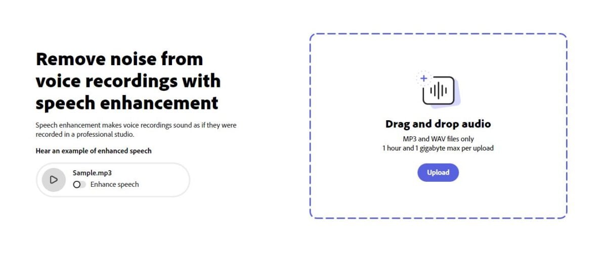 Enhance Speech Is A FREE AI-Powered Audio Tool From Adobe - Bedroom ...