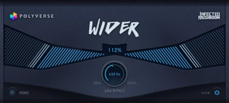 Polyverse Releases FREE Wider 2.0 Stereo Widener Plugin - Bedroom ...