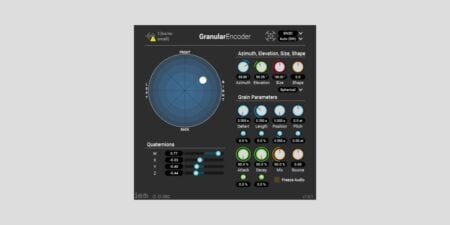 GranularEncoder Is A FREE Ambisonic Granular Plugin By IEM - Bedroom ...