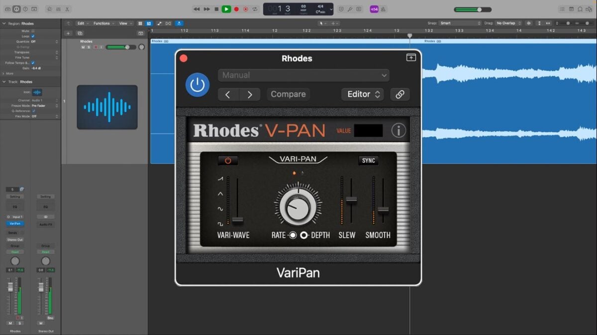 Rhodes Music V-Pan Plugin Is FREE Until January 31st - Bedroom ...