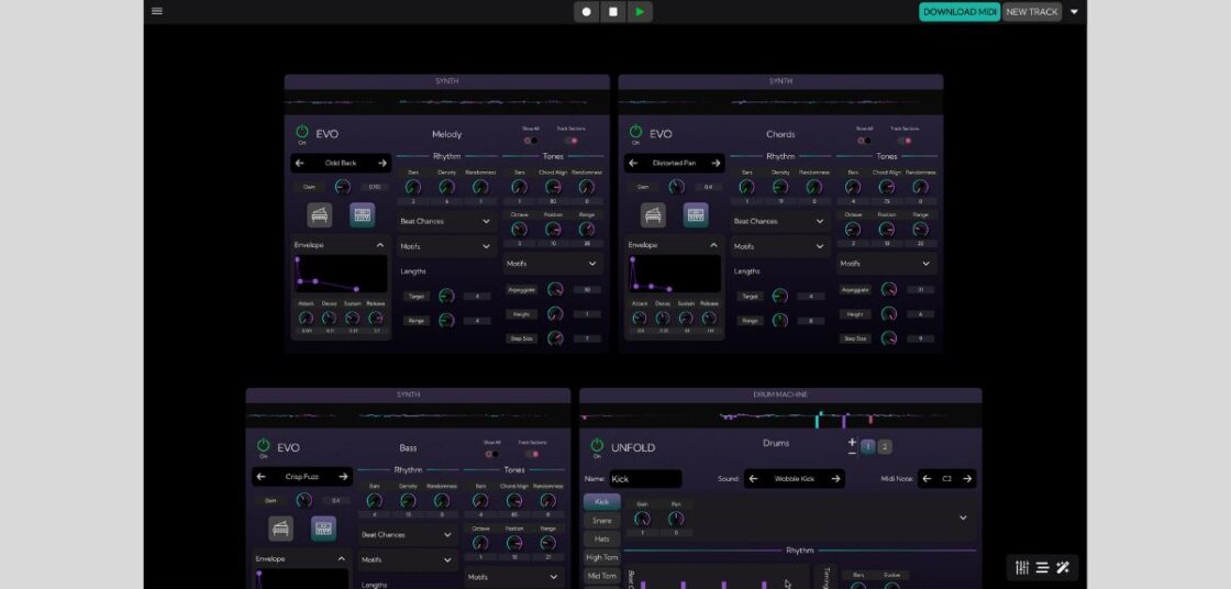 Midi Maker Is A FREE Music Generator Tool Based On Randomness - Bedroom ...