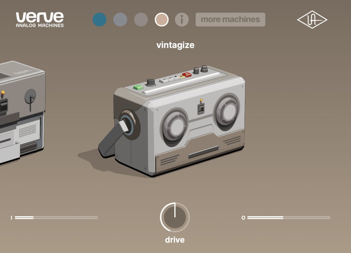 UAD Verve Analog Machines Essentials Plugin Is FREE Until April 30th! - Bedroom Producers Blog
