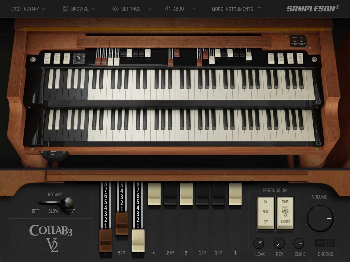 Sampleson announces CollaB3 V2, a FREE vintage tonewheel organ emulation - Bedroom Producers Blog