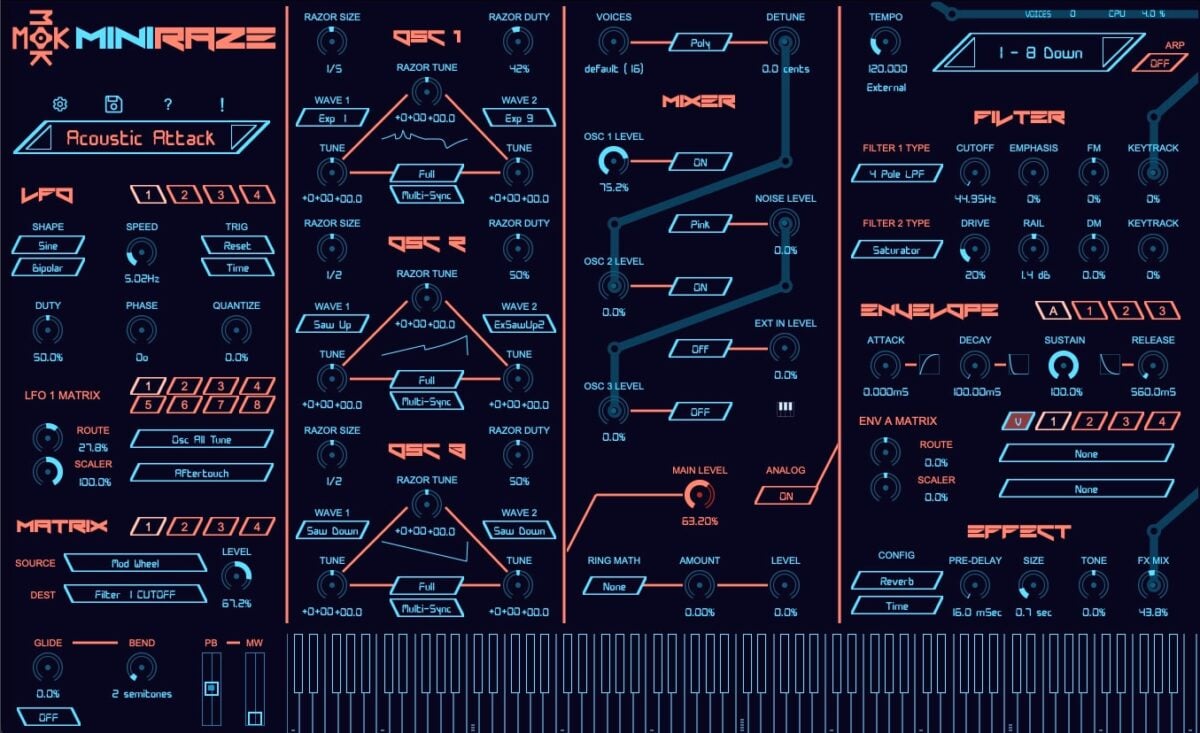 Exclusive Sonicstate giveaway: get the MOK Miniraze virtual synth for ...