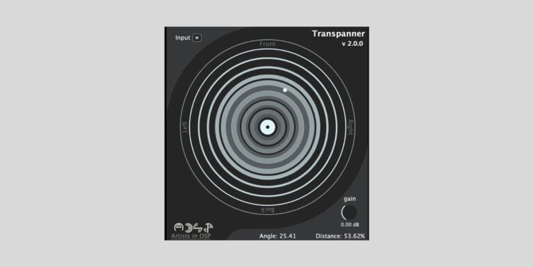Transpanner 2 is a FREE 3D Audio Panning Plugin by Artists in DSP ...