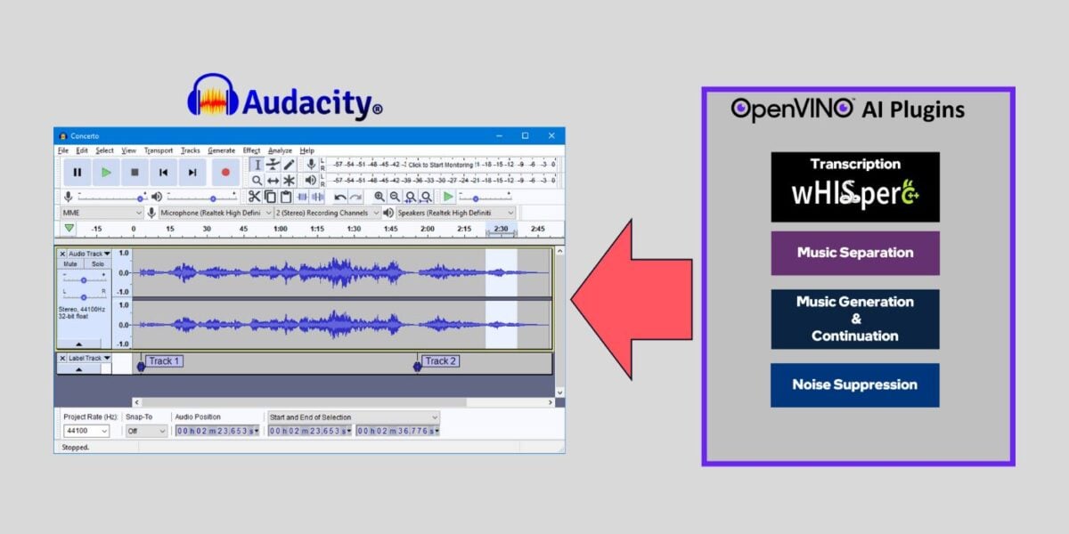 Intel introduces FREE OpenVINO AI-powered plugins for Audacity ...