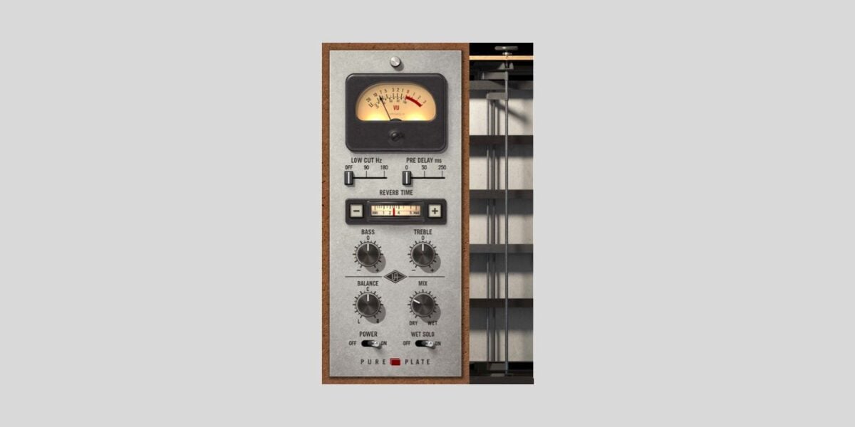 Universal Audio Pure Plate Reverb plugin is FREE for a limited time ...