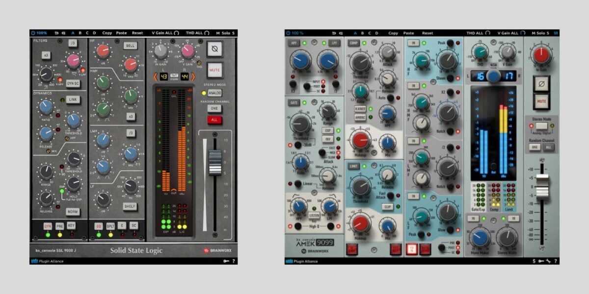 Brainworx SSL 9000 J and AMEK 9099 console plugins are $29 each for a ...