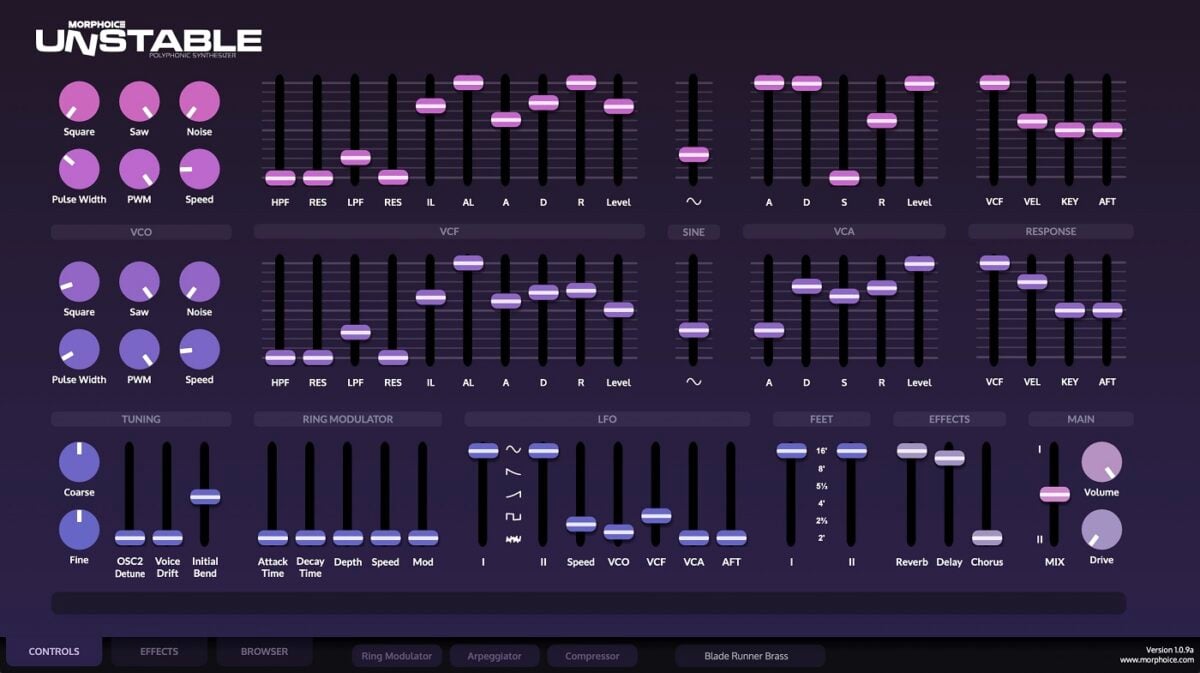 Morphoice releases Unstable (early beta), a FREE CS-80-inspired poly ...