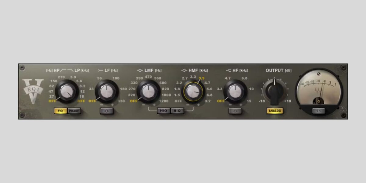 Get Waves V-EQ4 Vintage Equalizer Plugin FREE Until February 12 ...