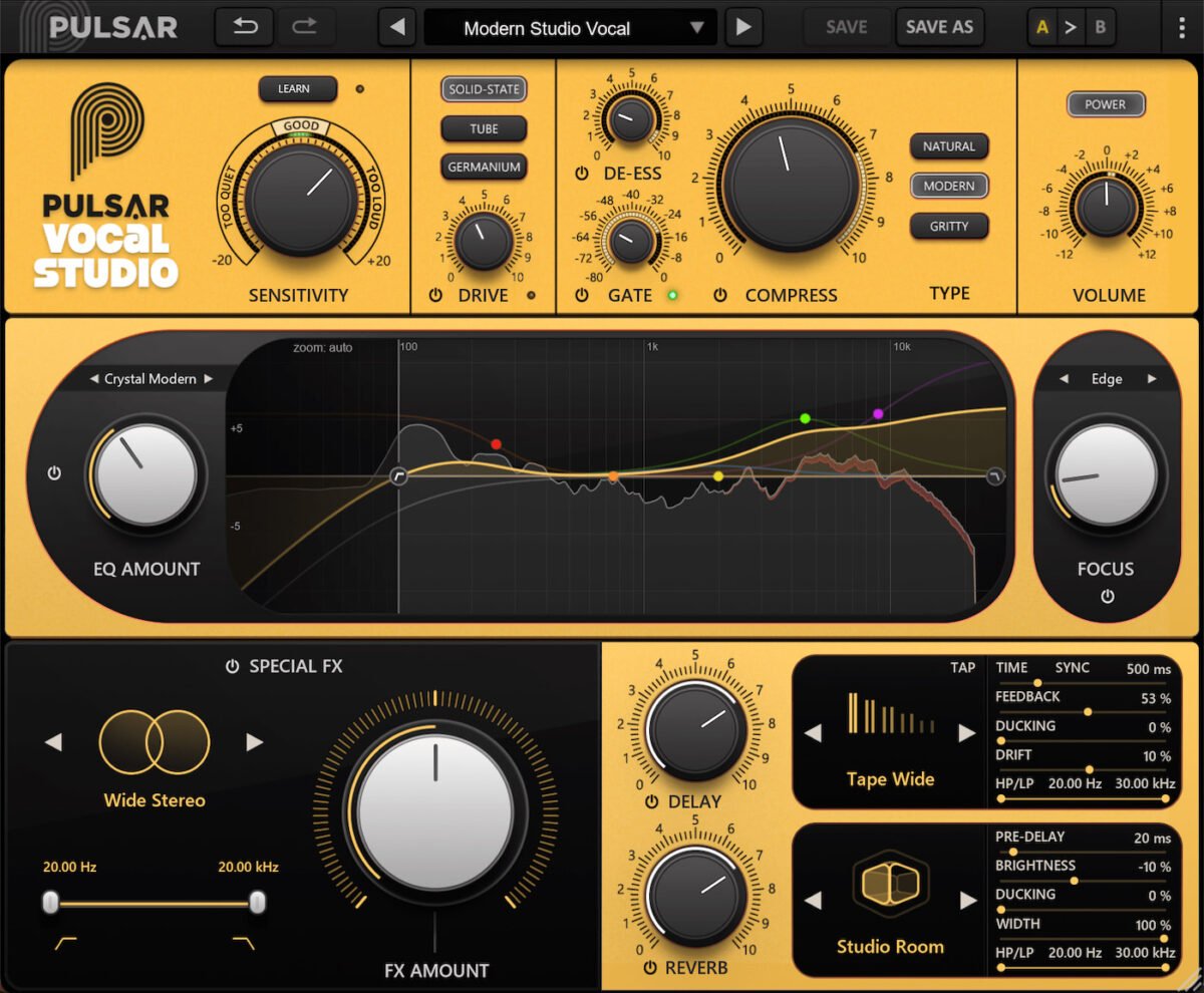 Pulsar Audio introduce Vocal Studio All-In-One Vocal Plugin (Intro ...