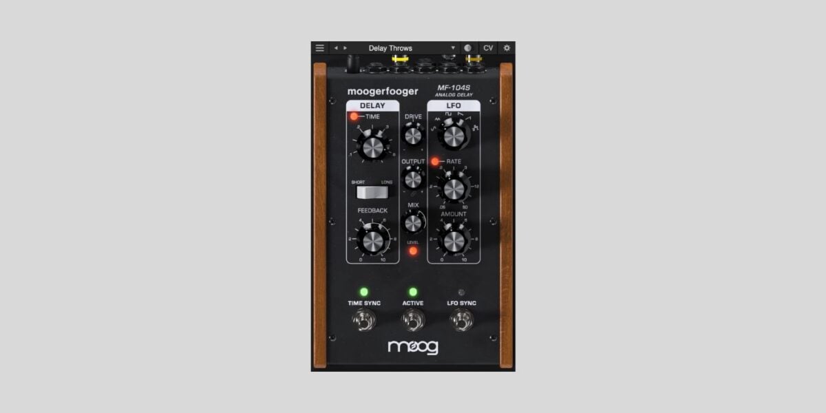 Plugin Boutique offers the Moogerfooger MF-104S Analog Delay plugin for $29 (Reg. $79) - Bedroom ...