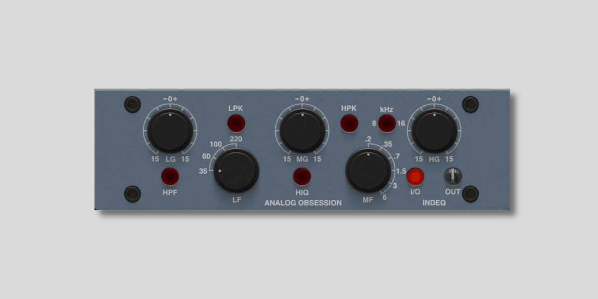 Analog Obsession releases INDEQ, a FREE inductor-based EQ plugin - Bedroom Producers Blog