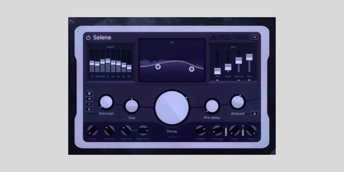 Auburn Sounds releases Selene, a versatile FREE algorithmic reverb ...
