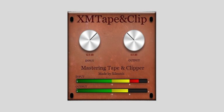 Xilentch releases FREE XMTape&Clip mastering tape and clipper plugin