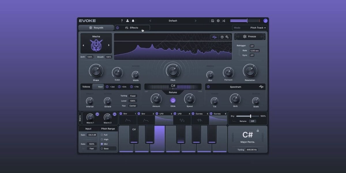 Minimal Audio releases Evoke, a hypermodern vocal processor ($79 intro ...