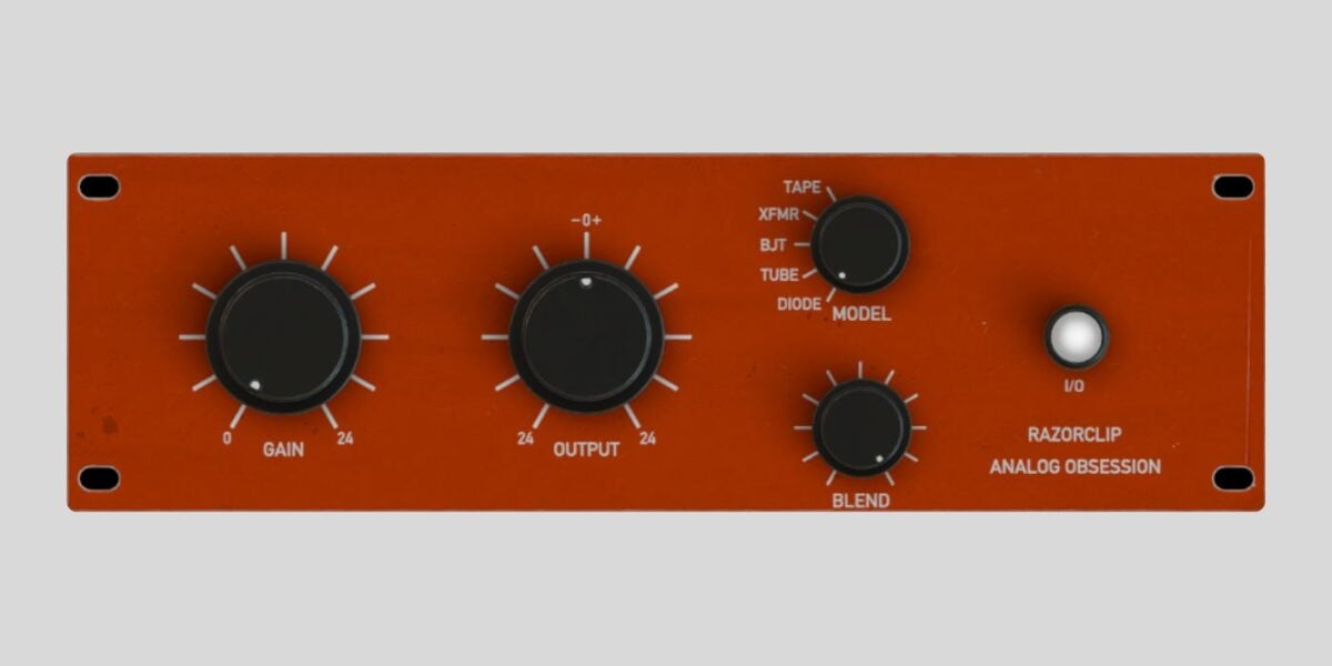 Analog Obsession releases RazorClip, a FREE analog-based clipper plugin ...
