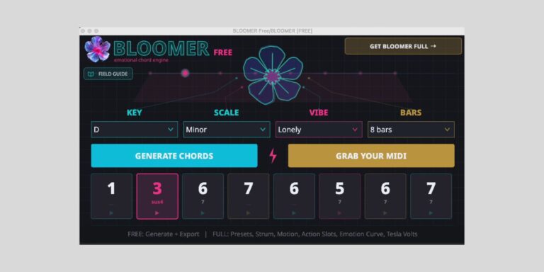 The Freequency releases Bloomer Free, an emotional chord engine plugin ...