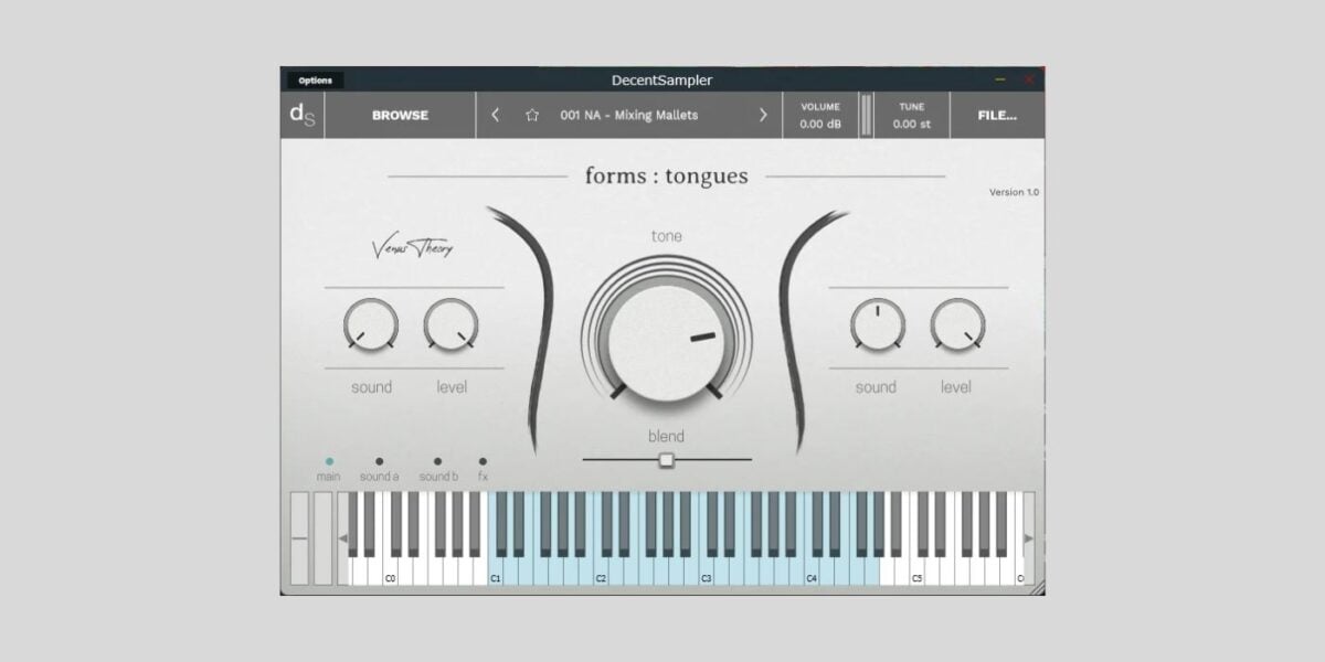Venus Theory releases forms:tongues, a FREE tongue drum library for ...