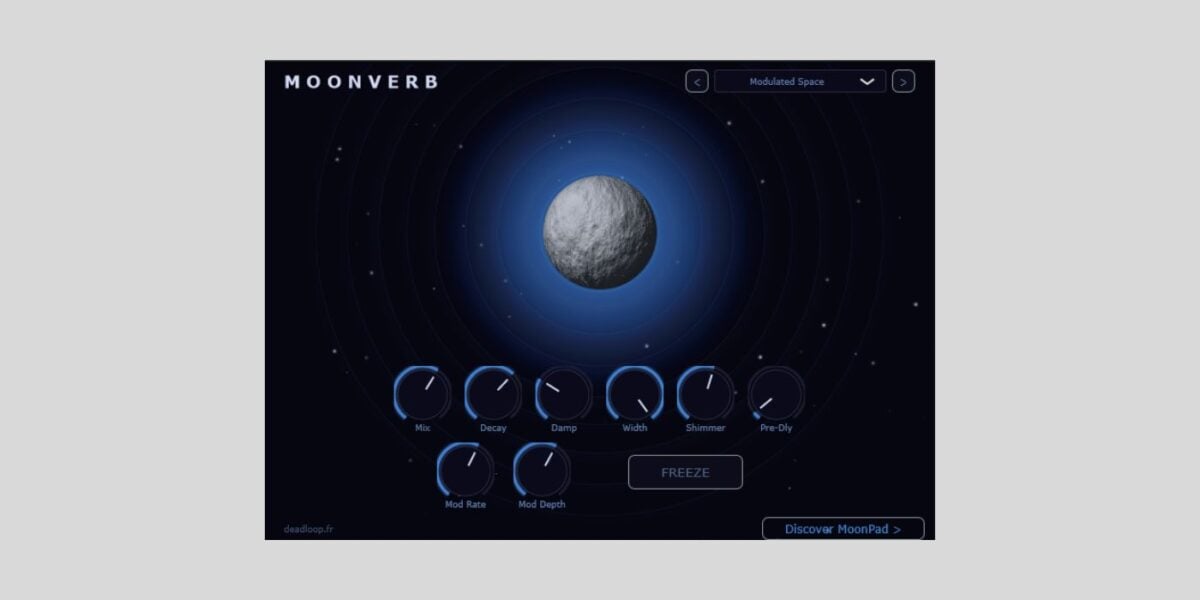 Deadloop releases MoonVerb, a FREE shimmer reverb plugin - Bedroom ...