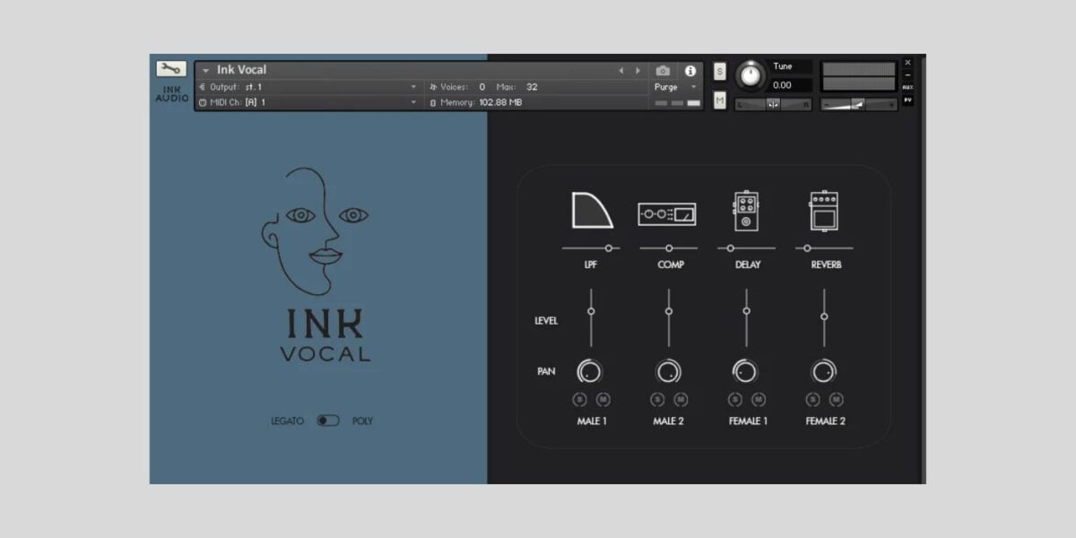 Get Ink Vocal, a $50 Kontakt vocal library, FREE on Audio Plugin Deals ...